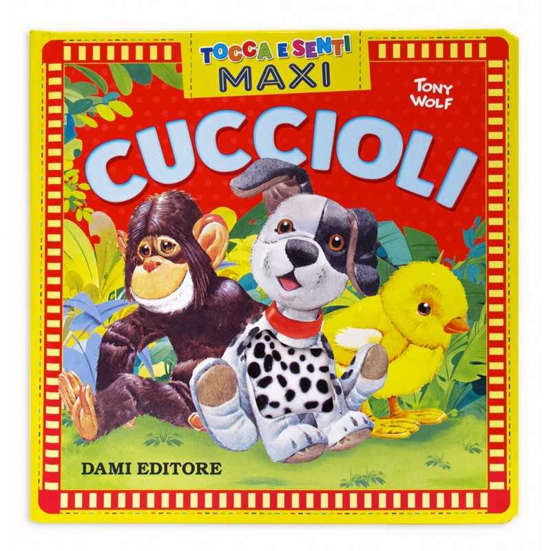 Libro Sensoriale Cuccioli Tocca e Senti 75845W Giunti