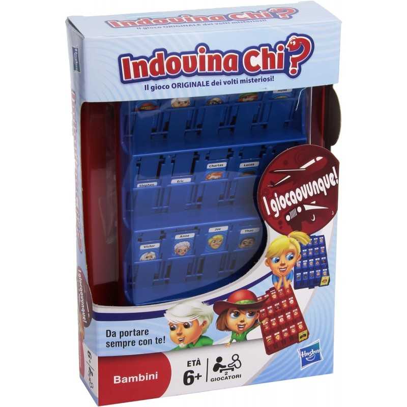 Indovina Chi da Viaggio Gioco Portatile Hasbro 27469 I Gioca Ovunque 6 ...